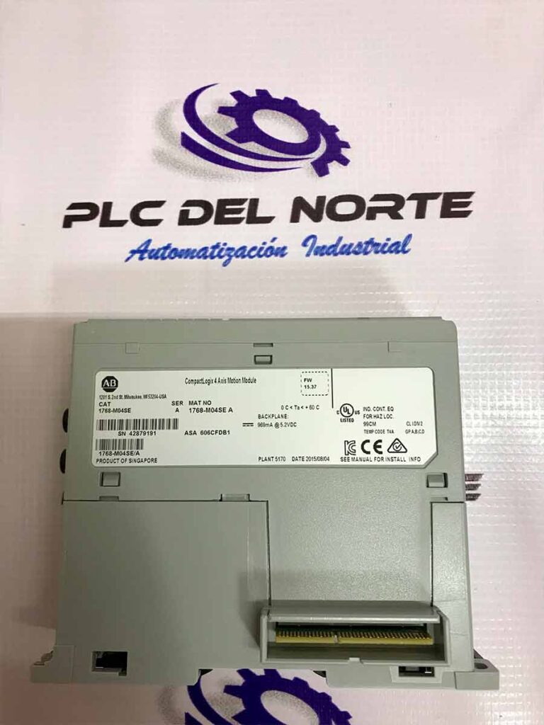 Allen Bradley 1768-M04SE Módulo Compactlogix 4 Axis Sercos – PLC Del Norte
