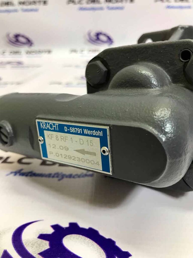 Bomba Hidráulica KRACHT KF 8 RF 1-D 15 D-58791 – PLC Del Norte